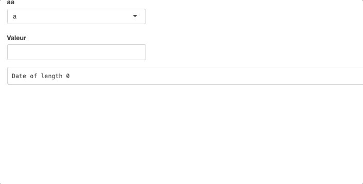 airDatepickerInput makes other dateInput invisible · Issue #204 · dreamRs/shinyWidgets · GitHub