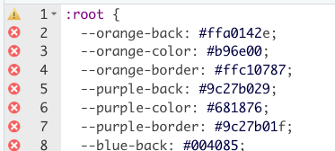 CSS `:root` declaration pops up unnecessary warnings/alerts · Issue ...