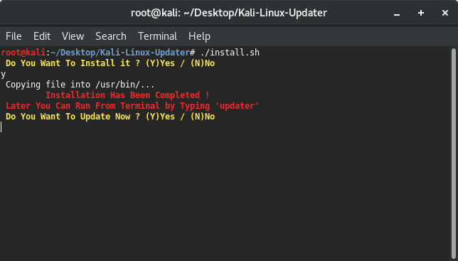 GitHub - disc0nct/Kali-Linux-Updater: Automatically Update Your Kali ...