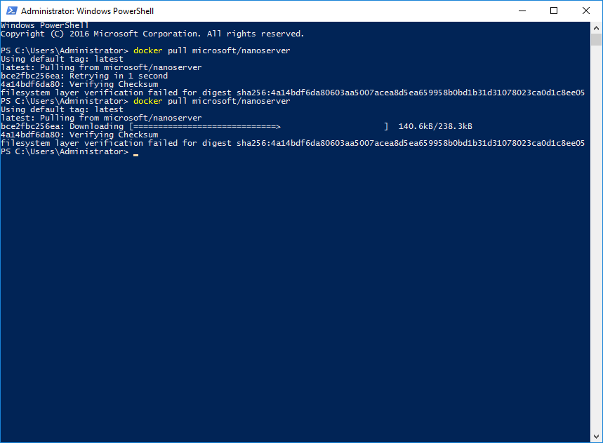 Docker Pull Doesnt Works · Issue 2582 · Dockerfor Win · Github 9491