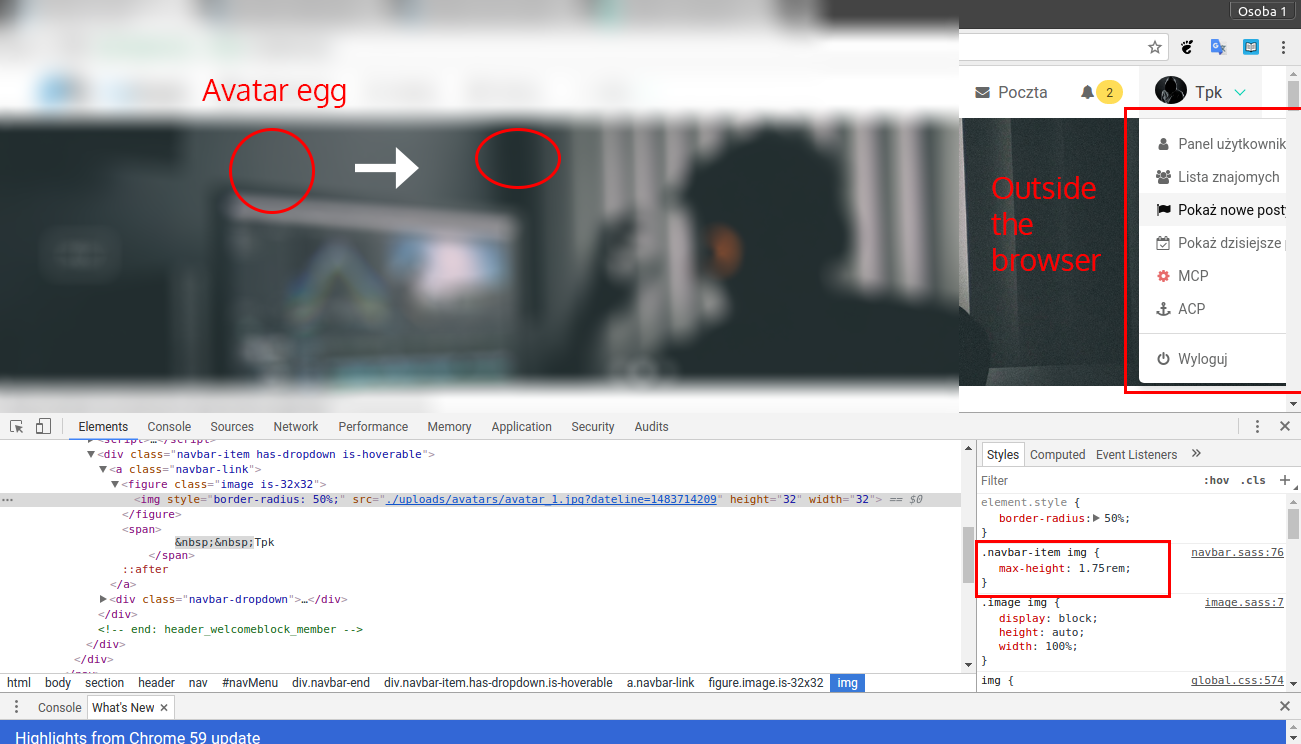 User avatar in navbar-item · Issue #998 · jgthms/bulma · GitHub