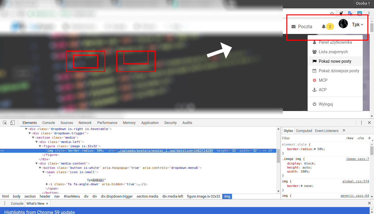 User avatar in navbar-item · Issue #998 · jgthms/bulma · GitHub