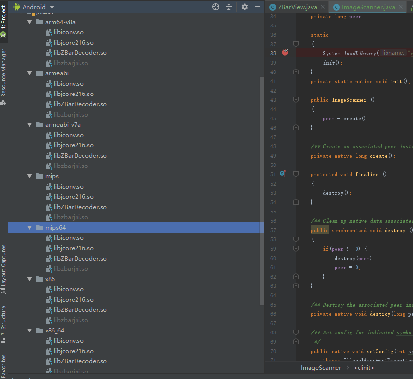 Caused by: java.lang.UnsatisfiedLinkError: · Issue #470 · bingoogolapple/BGAQRCode-Android · GitHub