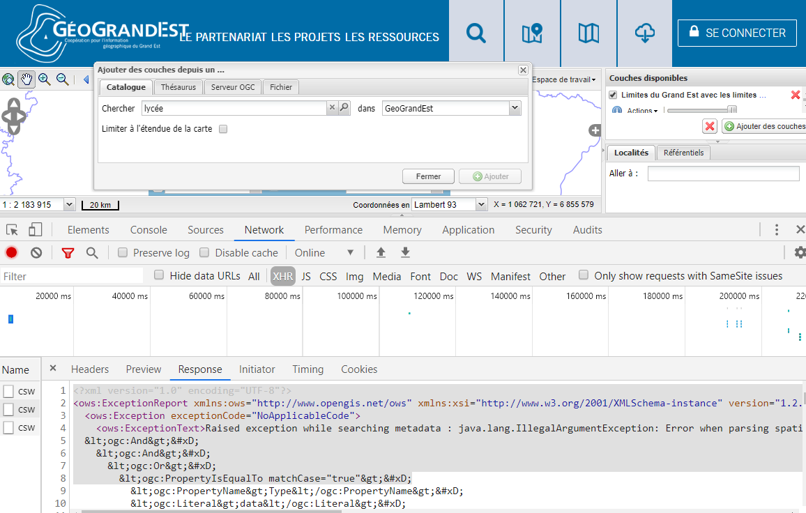 MviewerStudio / GeoNetwork 3.8 accès au catalogue ? · Issue #75 · mviewer/mviewerstudio · GitHub