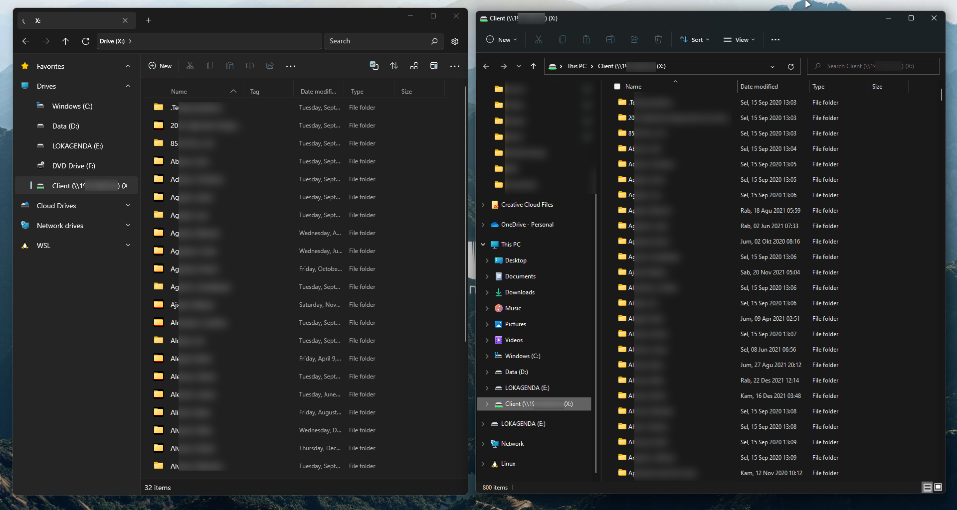 Mapped Network Drive Won t Load All Files And Folders Issue 7840