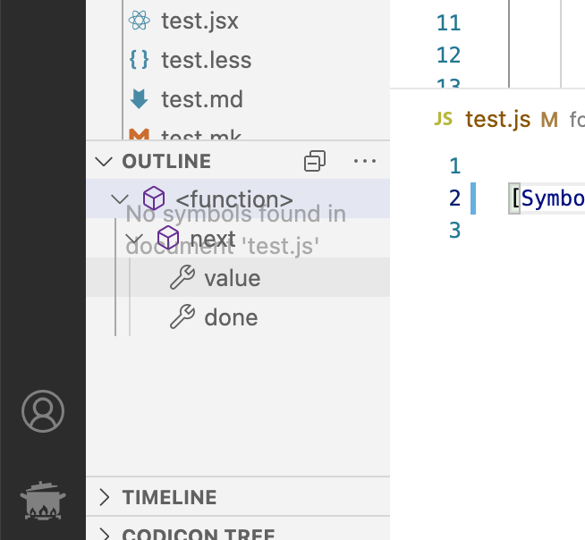 Outline shows message and node · Issue #114266 · microsoft/vscode · GitHub