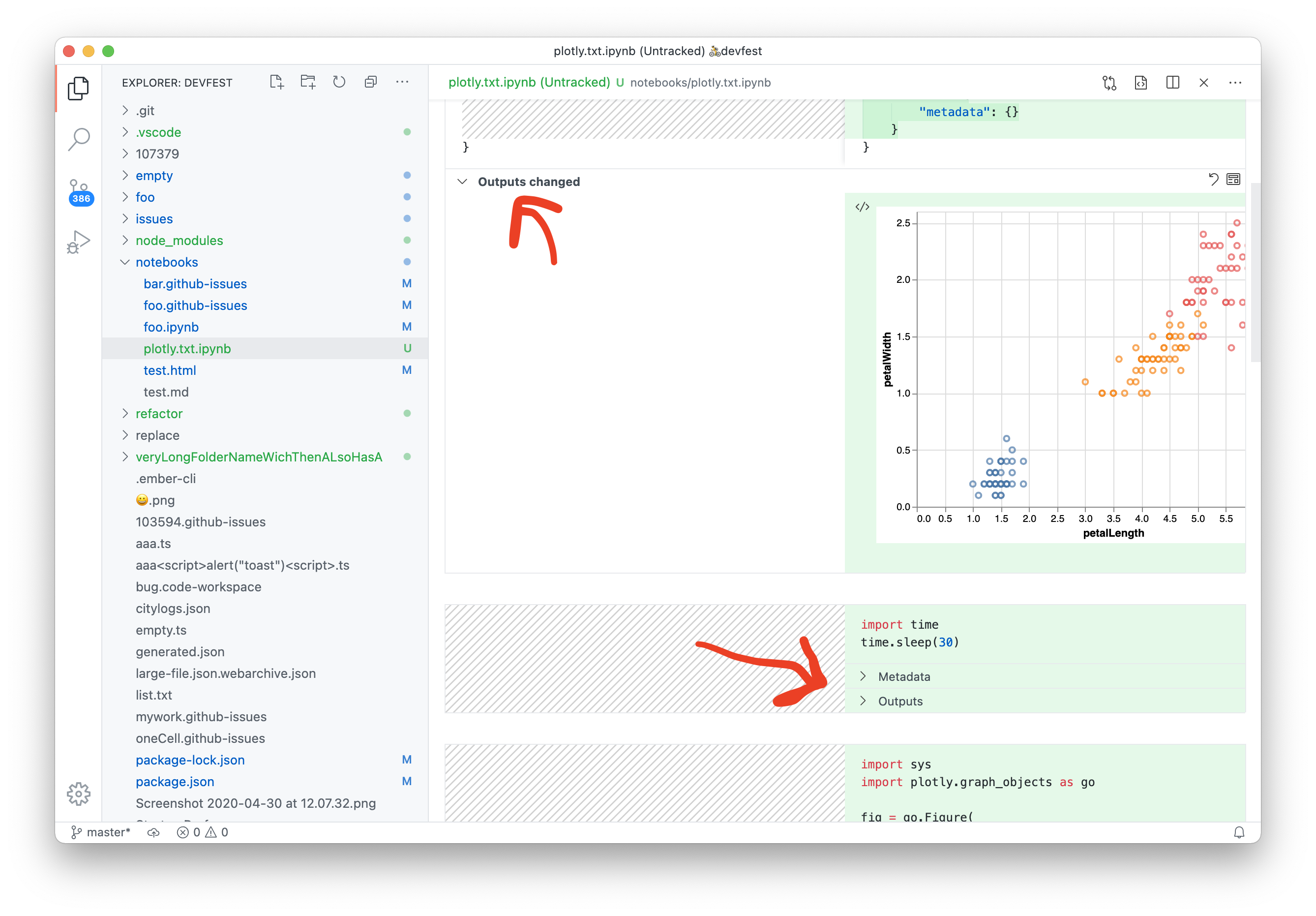 Confusing diff information · Issue #115040 · microsoft/vscode · GitHub