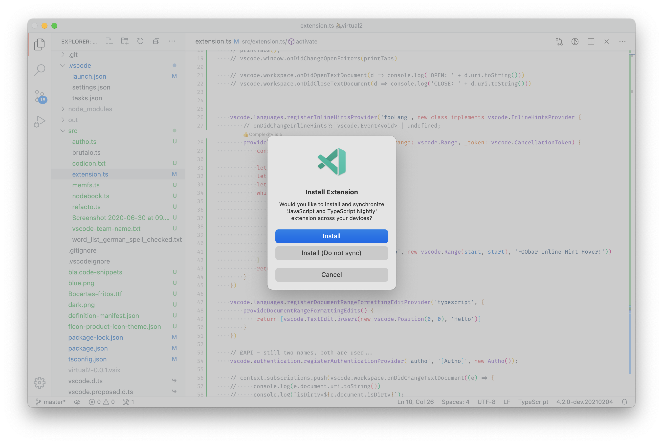Install prompt after "restart to update" · Issue #116086 · microsoft ...