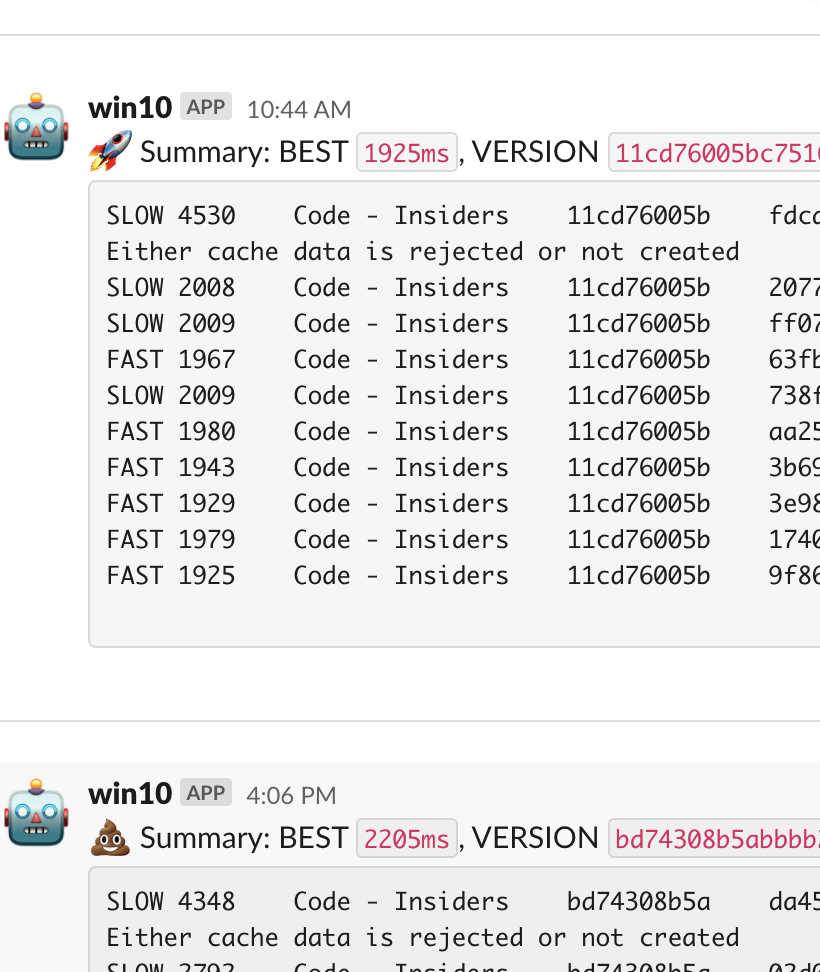 Slower startup performance · Issue #117422 · microsoft/vscode · GitHub
