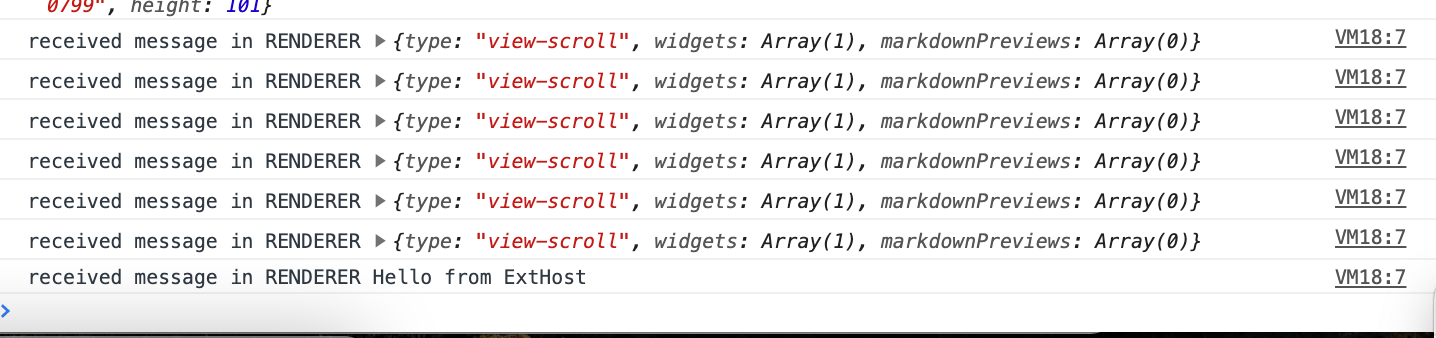 Notebook renderer receiving internal messages · Issue #121441 · microsoft/vscode · GitHub