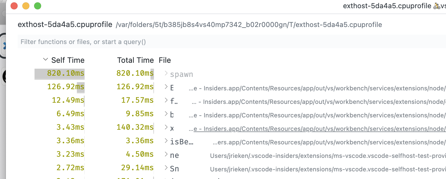 spawn very slow on macOS · Issue #122661 · microsoft/vscode · GitHub