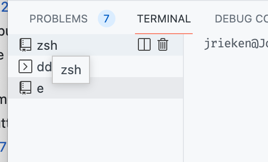 Terminal Tabs Dont Use Native Tool Tip · Issue 125042 · Microsoftvscode · Github