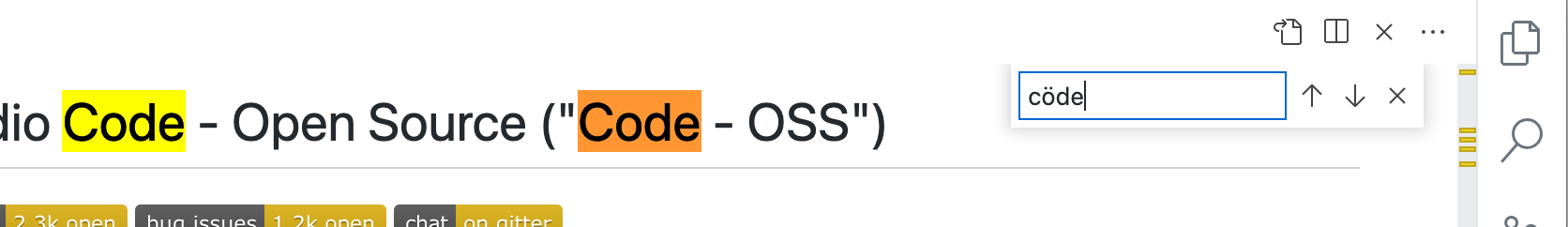 Invalid find matches · Issue #127454 · microsoft/vscode · GitHub