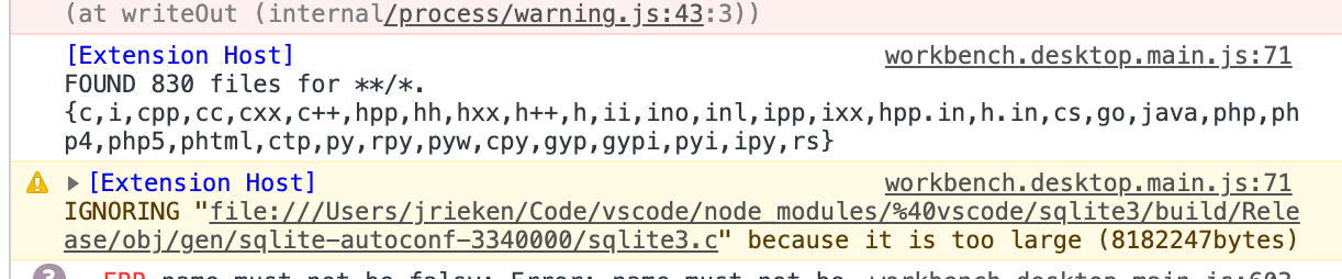 findFiles-API returns ignored files · Issue #133334 · microsoft/vscode · GitHub