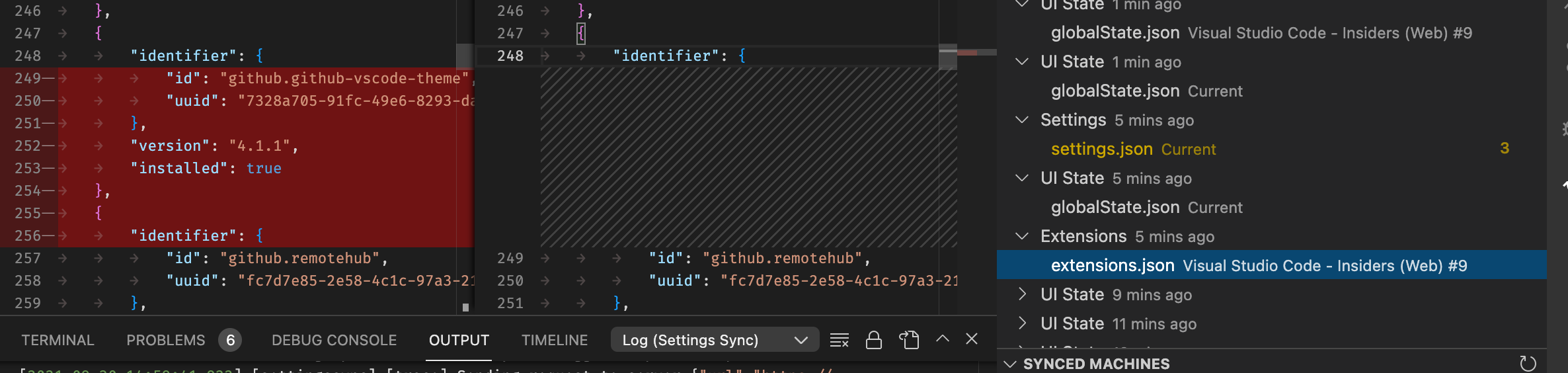 Settings sync is buggy · Issue #134202 · microsoft/vscode · GitHub