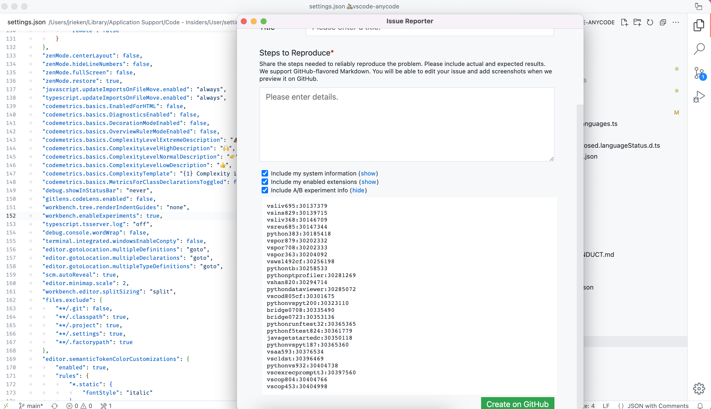 Layout control doesn't show as experiement · Issue #138133 · microsoft ...