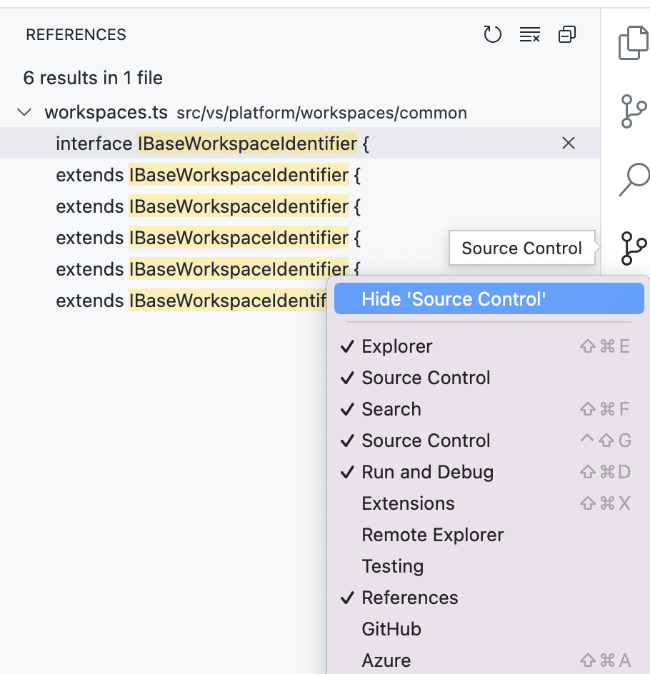 Seeing two SCM viewlets · Issue #142087 · microsoft/vscode · GitHub