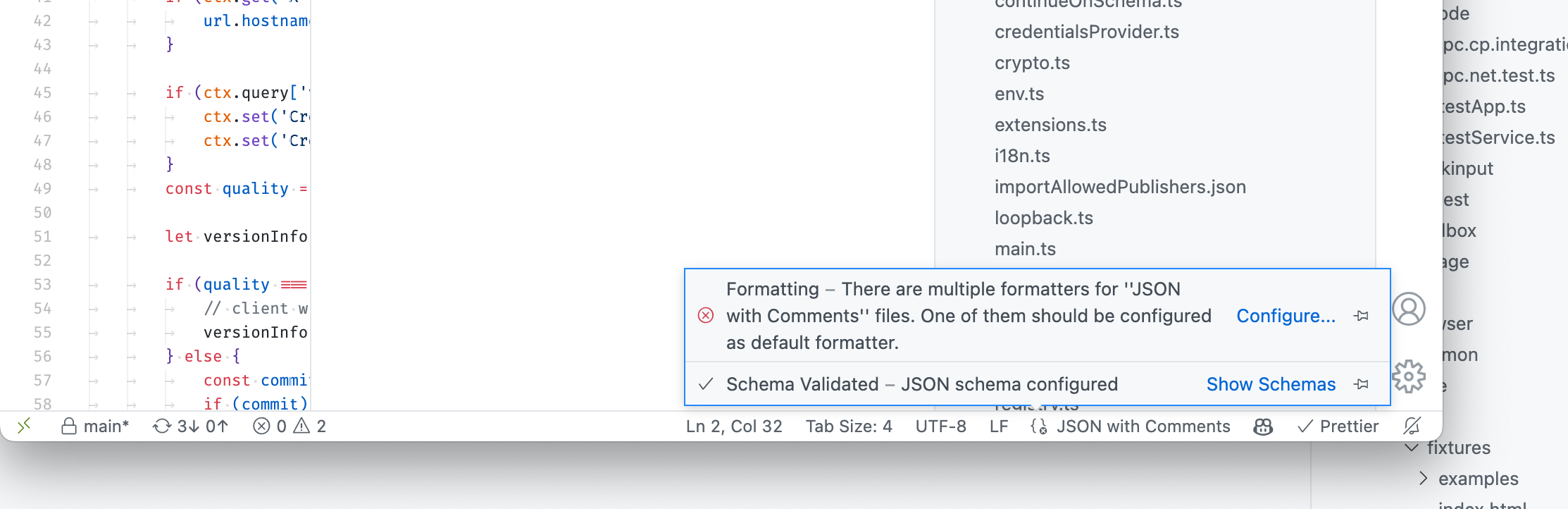 `format On Save` Setting Enabled With`modifications` Is Formatting The