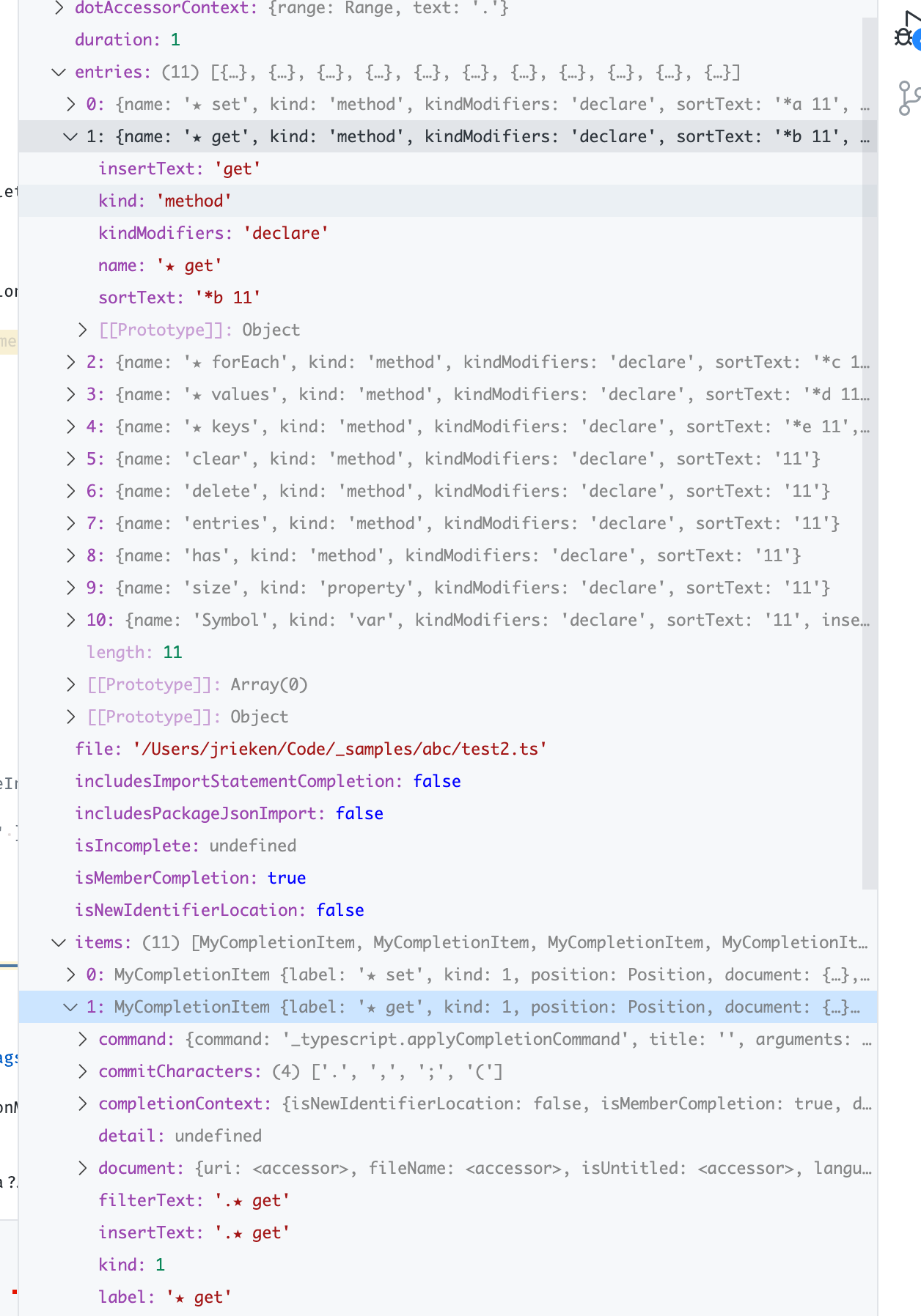 Intellisense adding star character to text · Issue #172419 · microsoft/vscode · GitHub