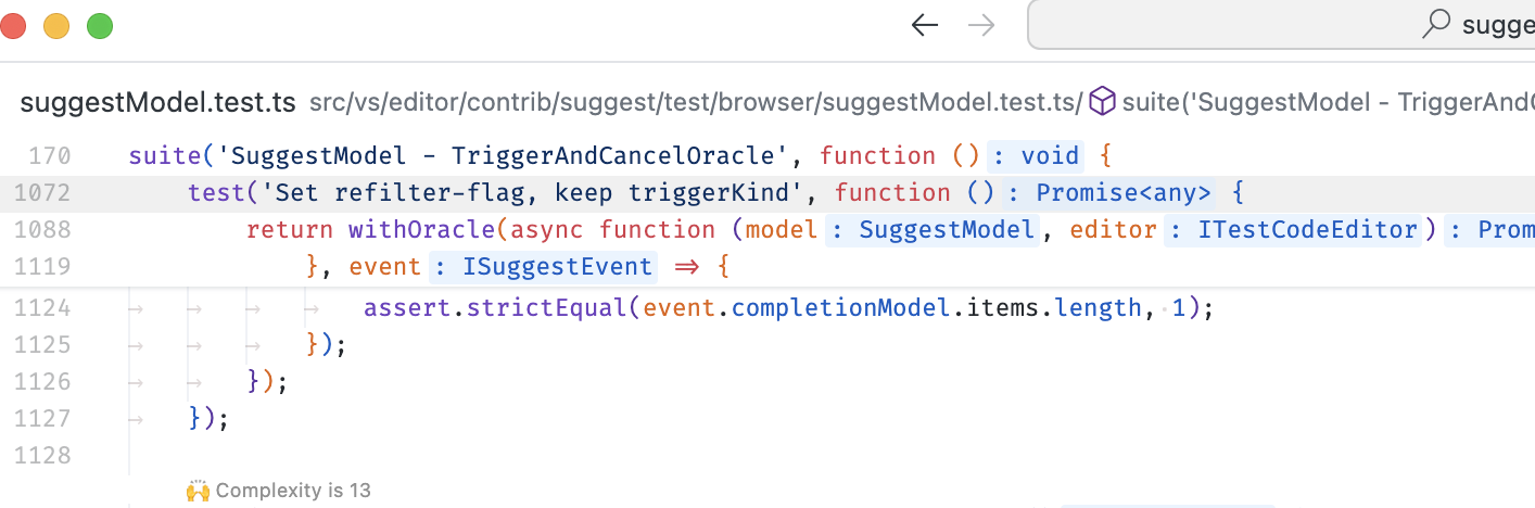 Peek view content is overlapping due to sticky scroll · Issue #173331 · microsoft/vscode · GitHub