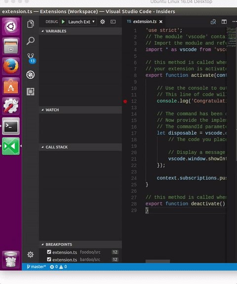 Too subtle progress while pre-launch task is running · Issue #31530 · microsoft/vscode · GitHub