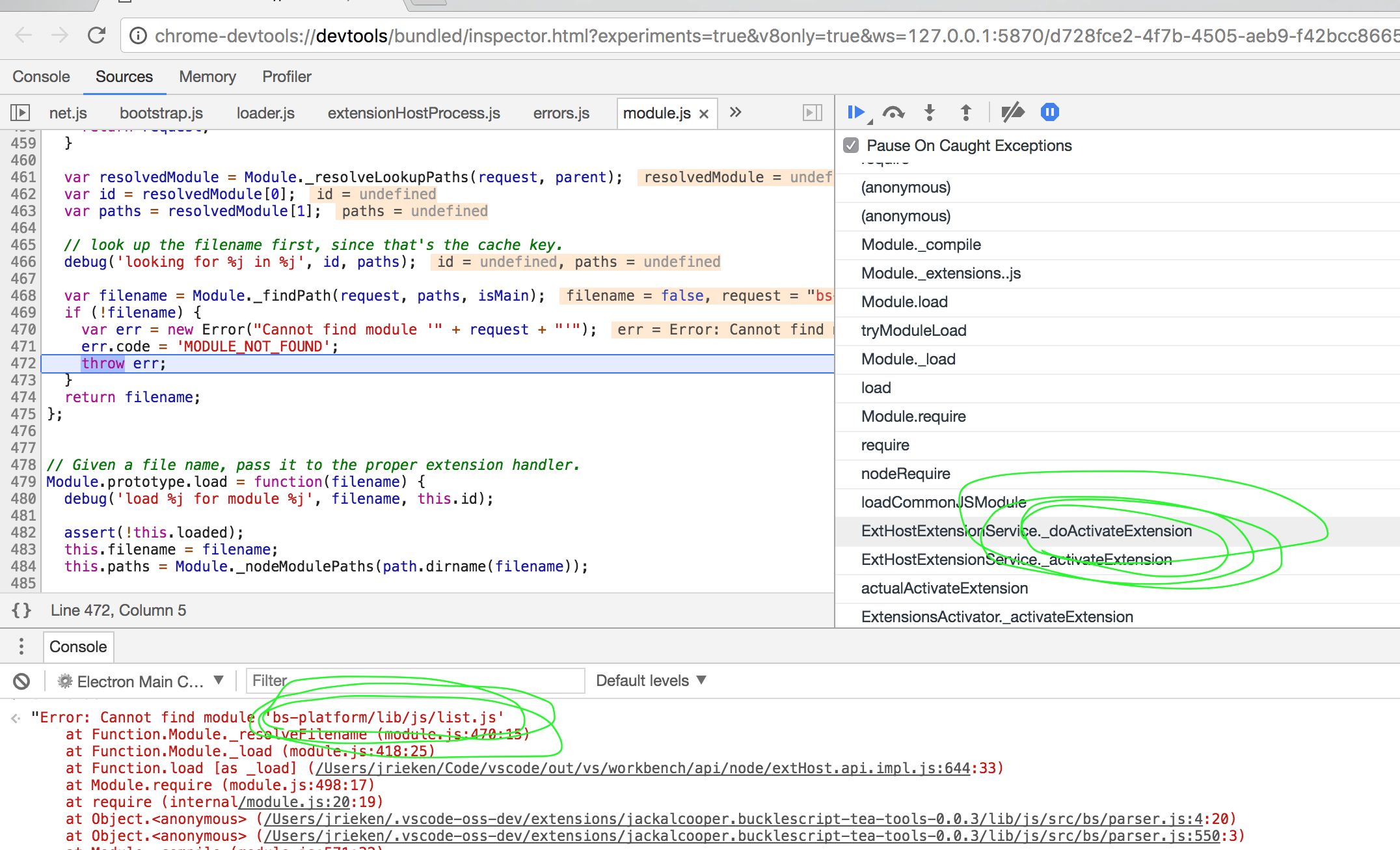 Published version failed to find the contributed command but it works in debug mode. · Issue ...
