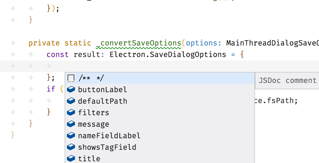 Stupid Jsdoc Completions · Issue 33948 · Microsoft Vscode · Github