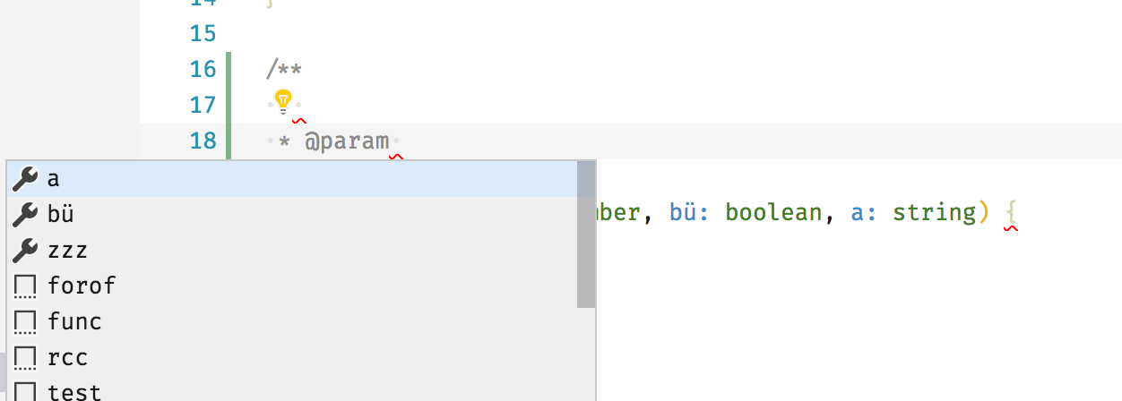 jsdoc-param completions should keep order · Issue #35124 · microsoft/vscode · GitHub