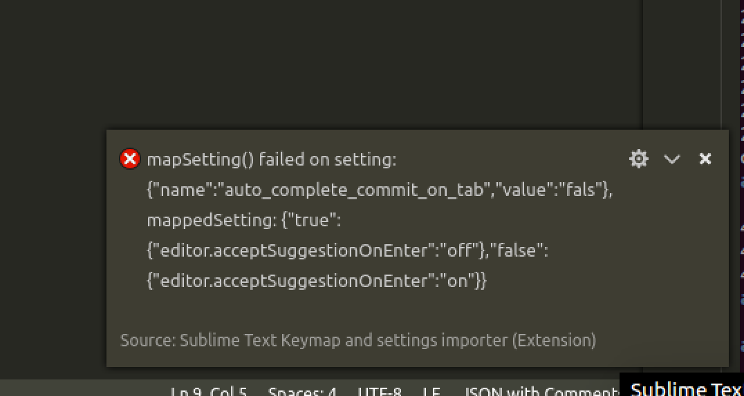 Unhappy experience with broken ST settings file · Issue #86 · microsoft/vscode-sublime ...