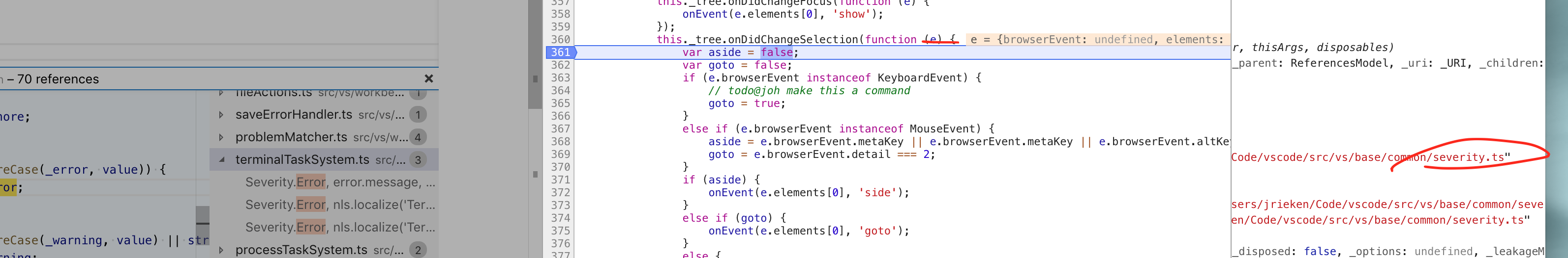 Peek view tree sometimes scrolls when collapsing elements · Issue ...