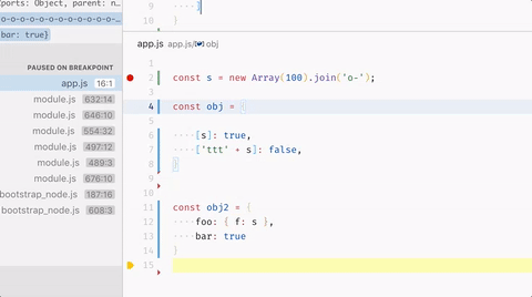 New tree based debug hover: the hover widget is not always fitting to ...