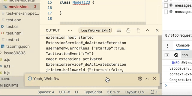 Notification message moves up when hovered · Issue #79501 · microsoft ...