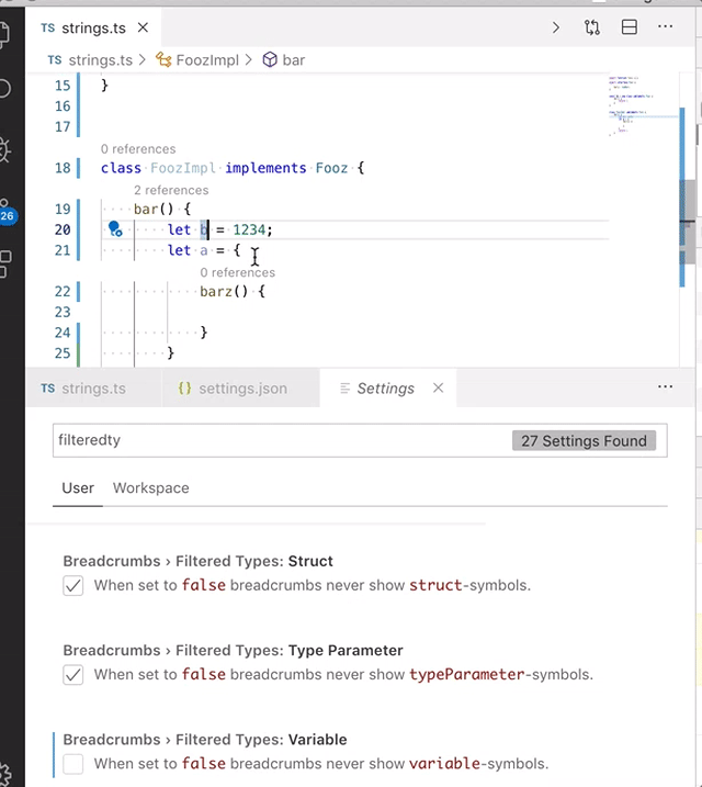 Hide noisy breadcrumb entries like local variables · Issue #69279 ...