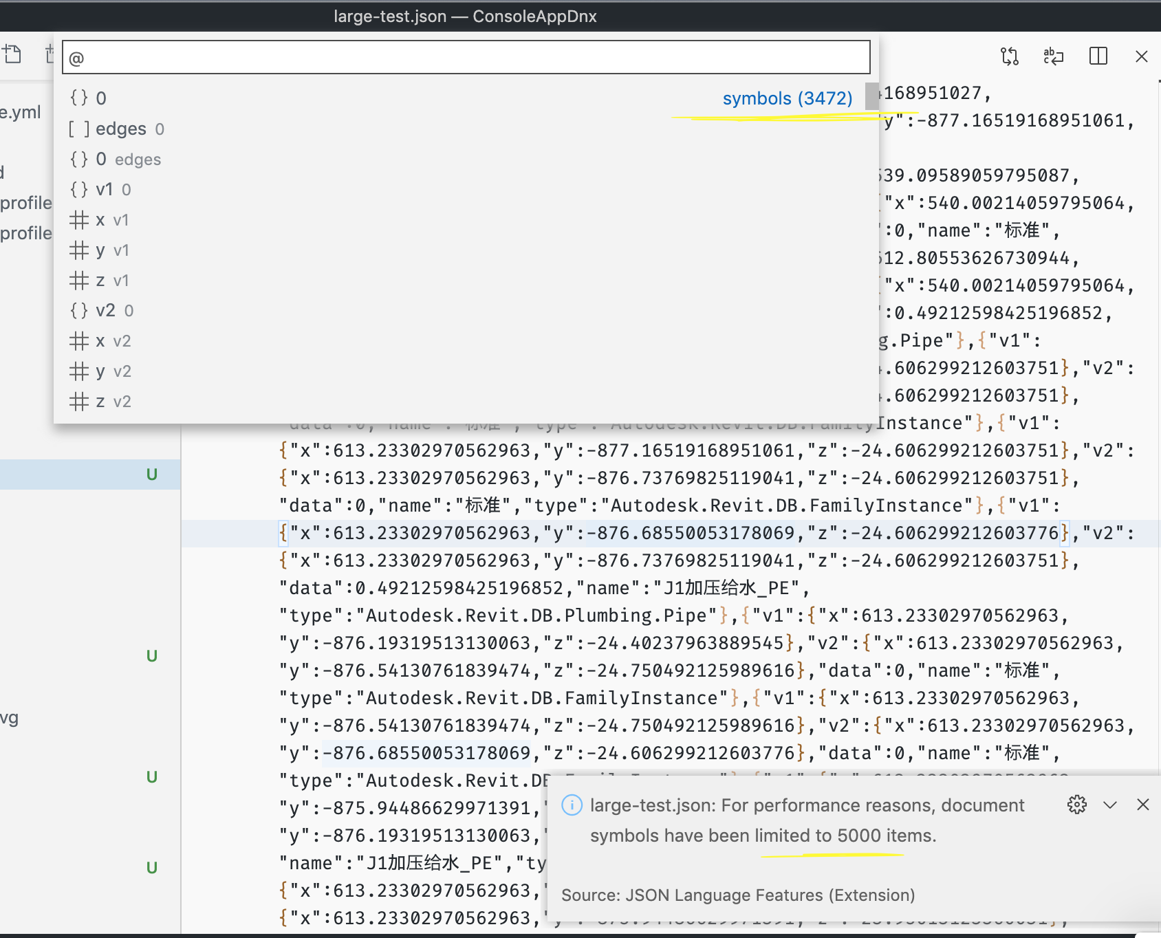 Outline cap message doesn't make sense · Issue #83526 · microsoft/vscode · GitHub