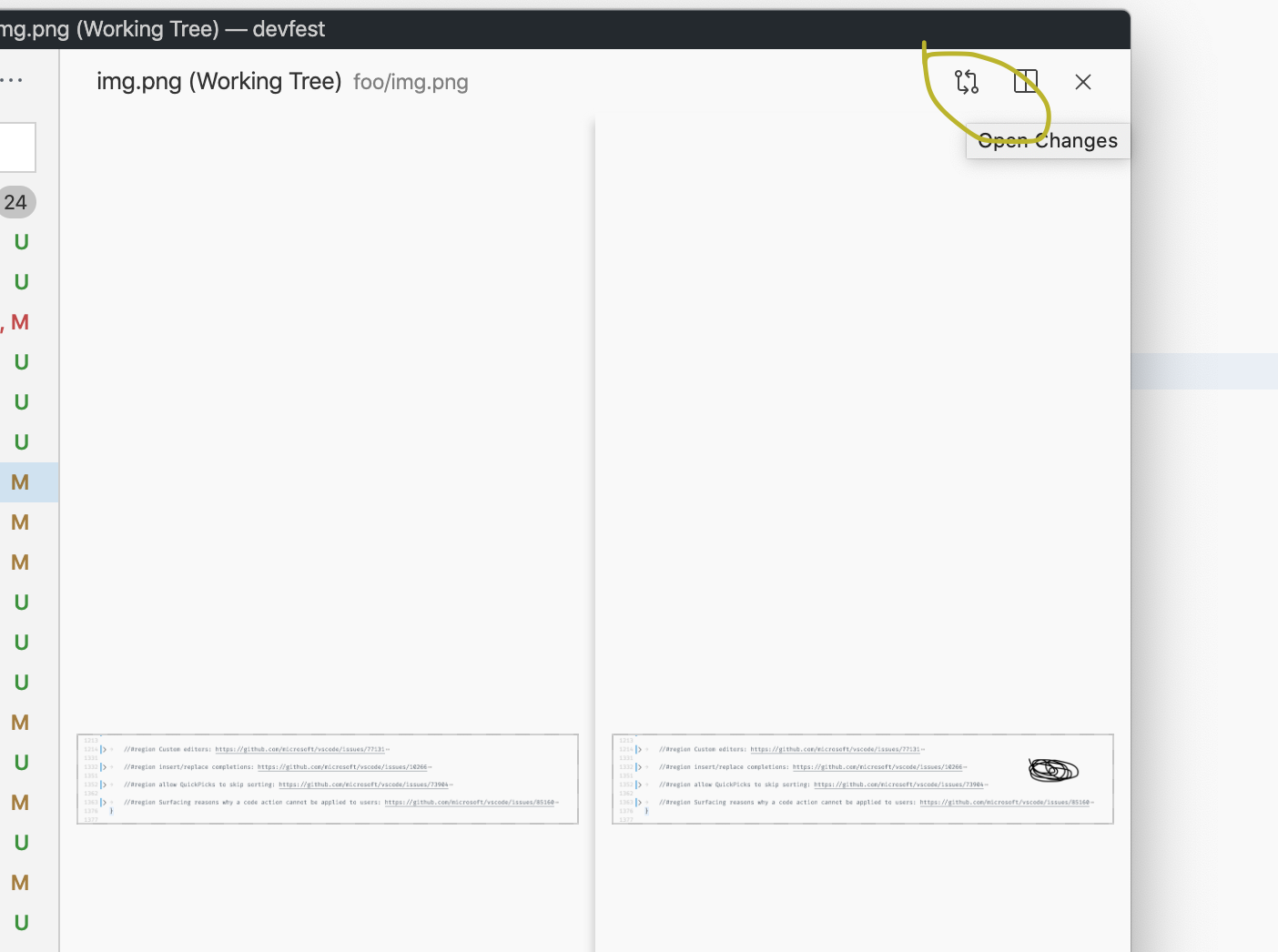 'Open File' missing from img diff · Issue #86392 · microsoft/vscode ...