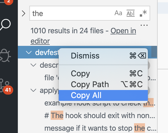 Rename refactoring context actions work on the entire input · Issue #89414 · microsoft/vscode ...