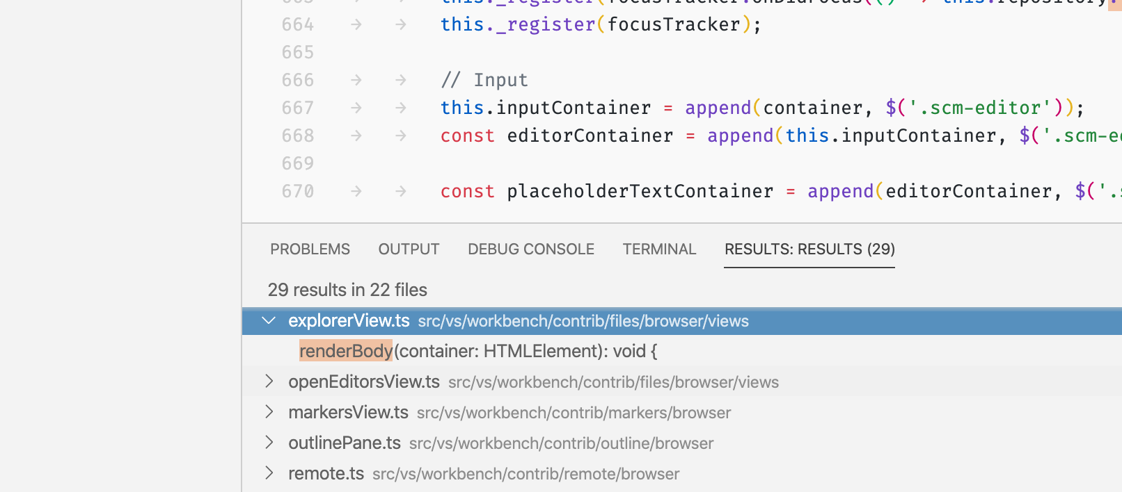 References Viewlet Has Bogus Title When In Panel · Issue 89523 · Microsoftvscode · Github