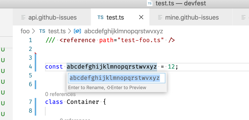 Rename symbol does not show complete symbol name · Issue #96098 ...