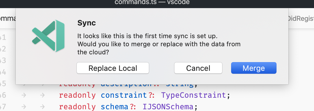 Misleading sync message · Issue #96347 · microsoft/vscode · GitHub