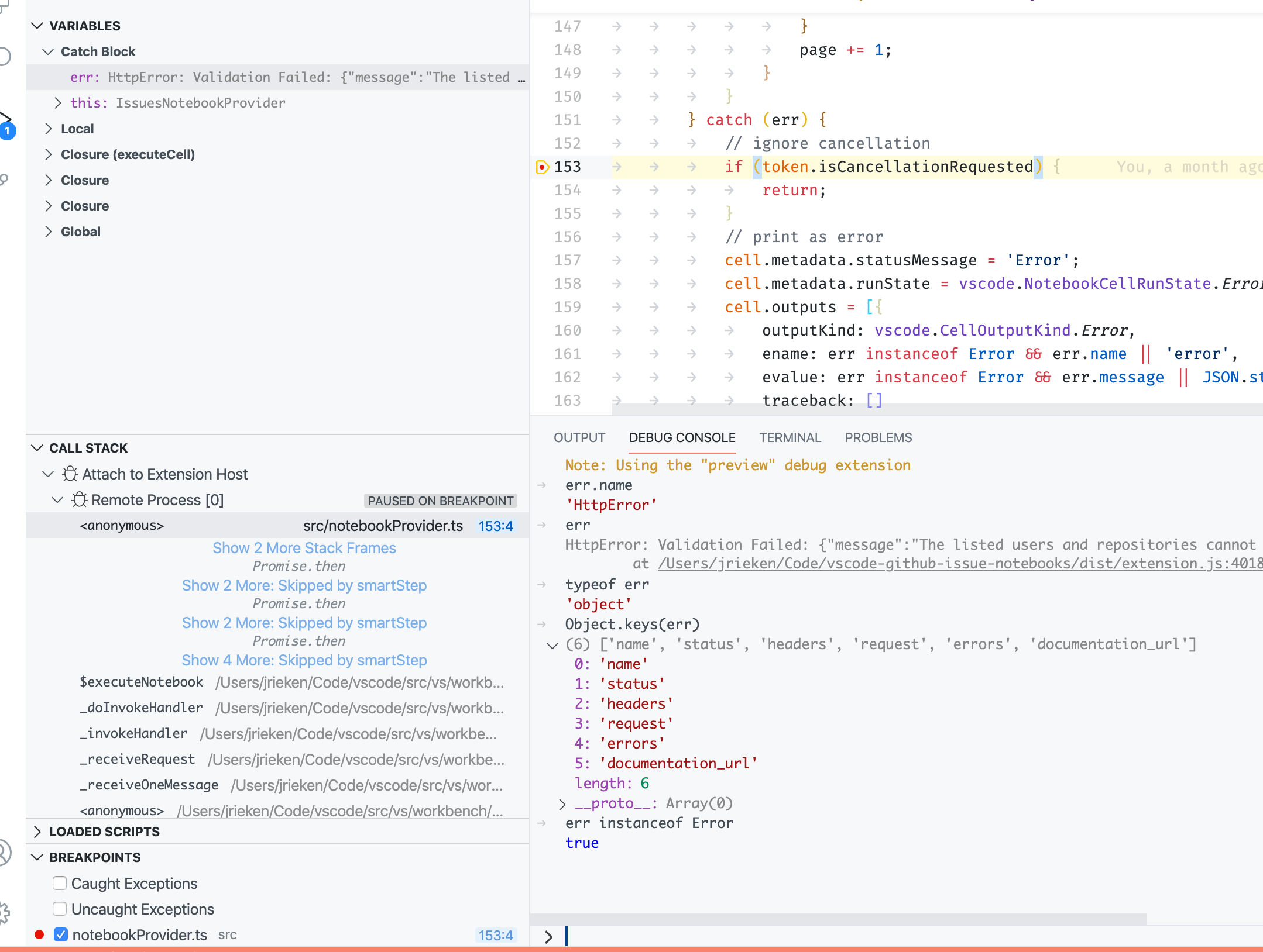 Debug Viewlet Shows Misleading Information · Issue 96590 · Microsoft Vscode · Github