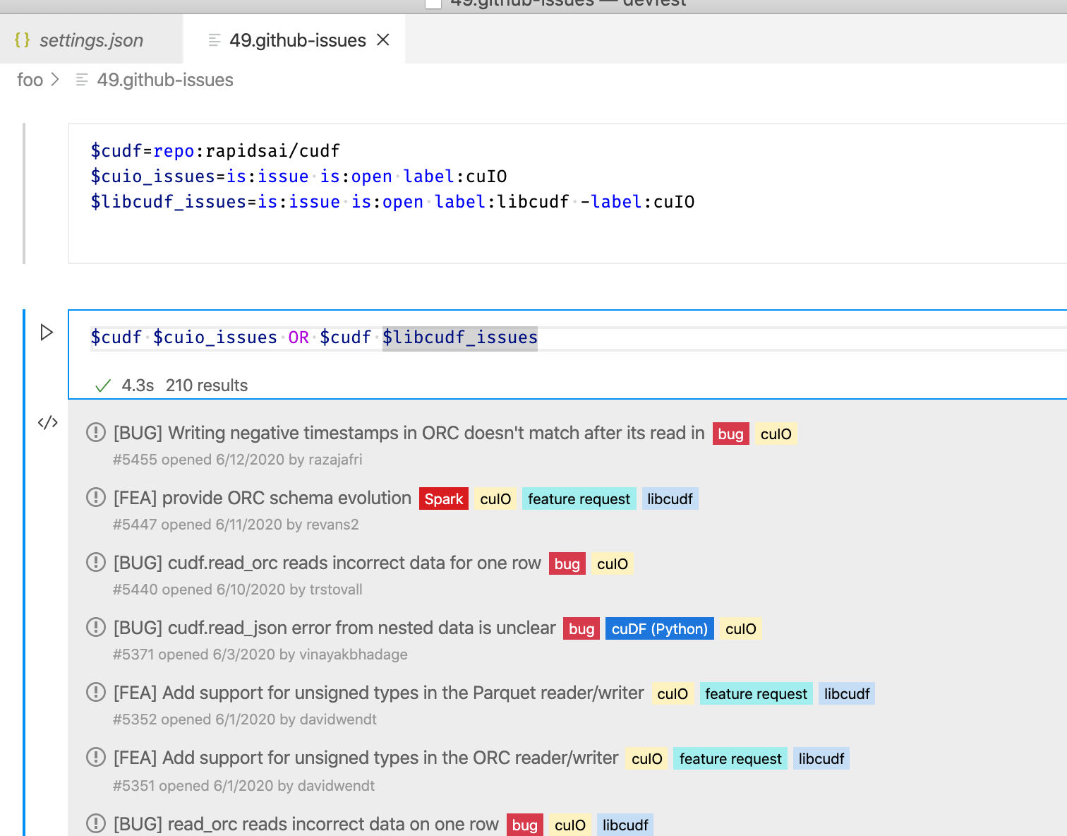 Allow Or Syntax On Variables · Issue 49 · Microsoftvscode Github