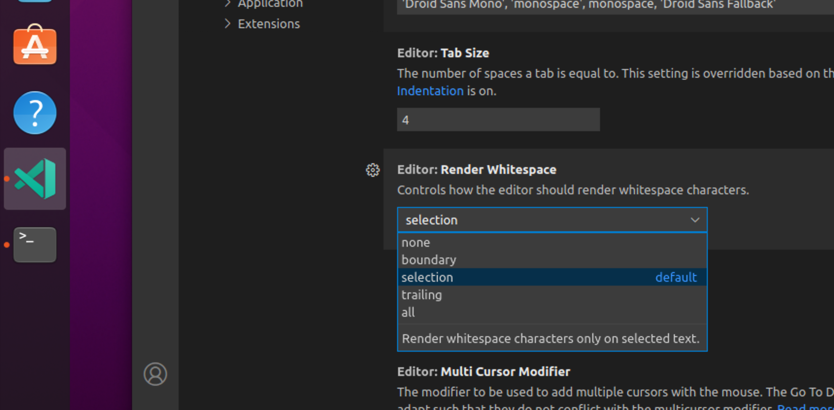 Orca doesn't announce default value in drop down · Issue #107662 · microsoft/vscode · GitHub