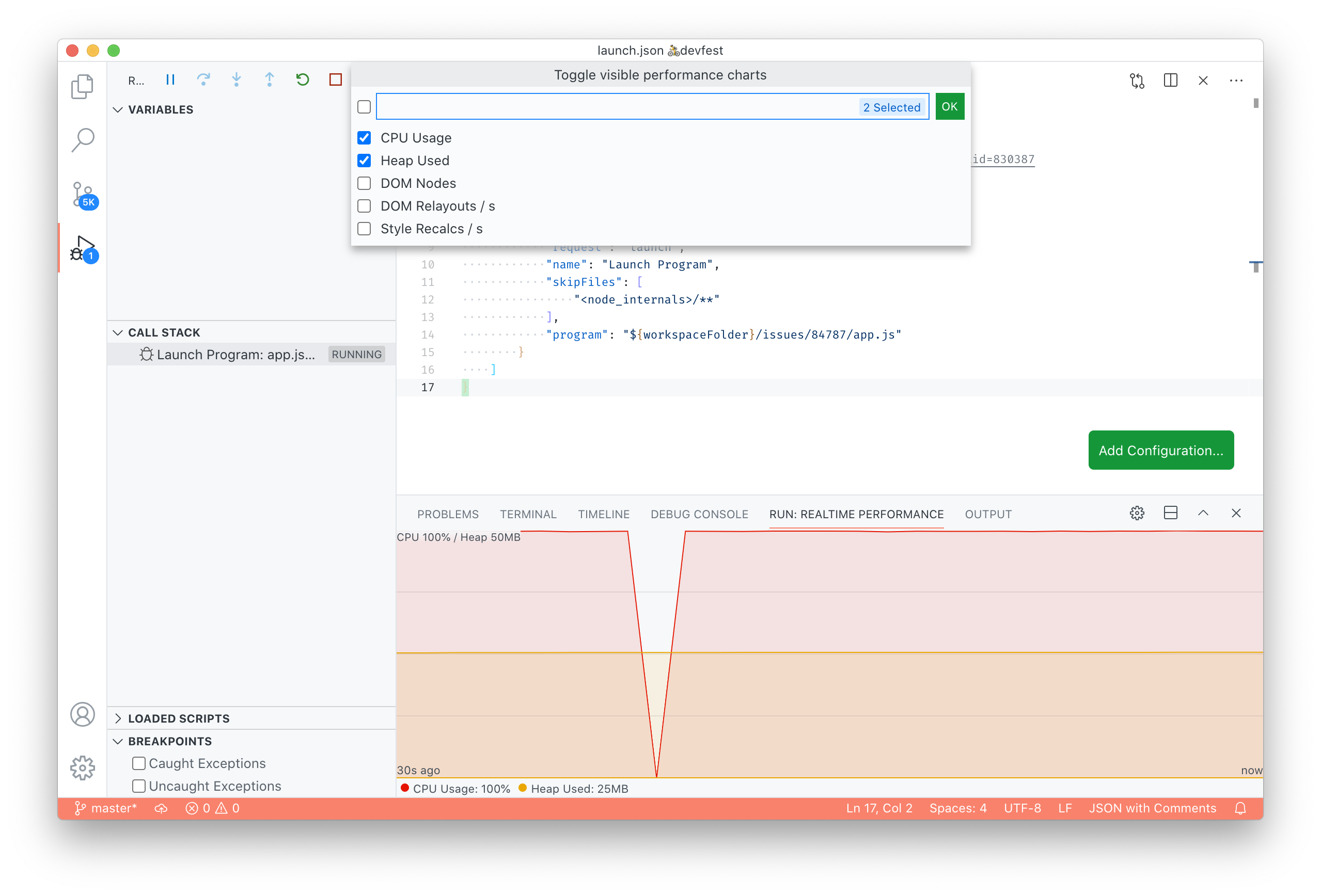 Disable Or Allow Domstyle Options When Running Against Nodejs · Issue 107789 · Microsoft