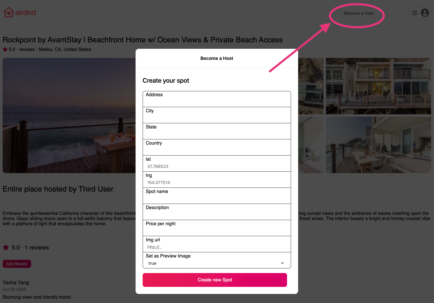 GitHub - yashayang/Airdnd-homestays