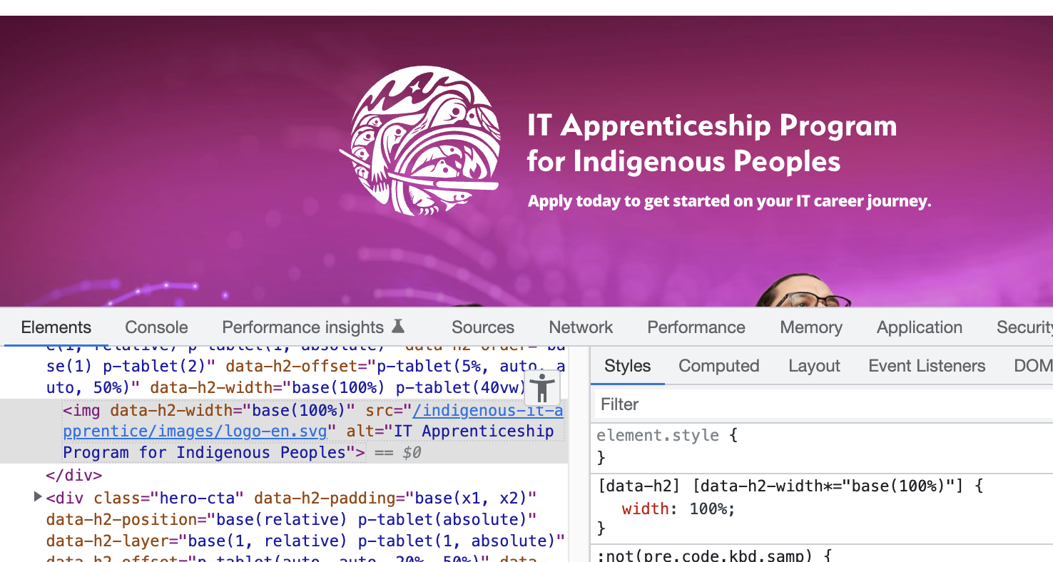 IAP Homepage: Remove image of text and make it an h1 · Issue #4719 · GCTC-NTGC/gc-digital-talent ...
