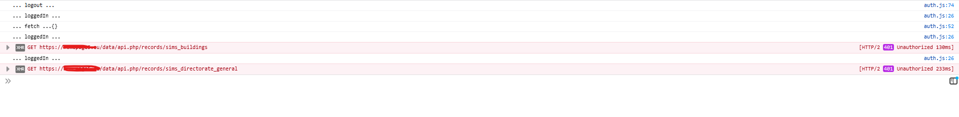 401 Unauthorized after successful login using Vue 3 · Issue #953 · mevdschee/php-crud-api · GitHub