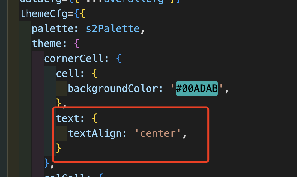 🤔 角头文字居中失效 · Issue #1626 · antvis/S2 · GitHub