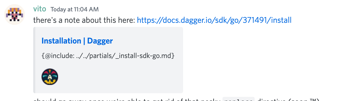 docs: URL previews are broken · Issue #3688 · dagger/dagger · GitHub