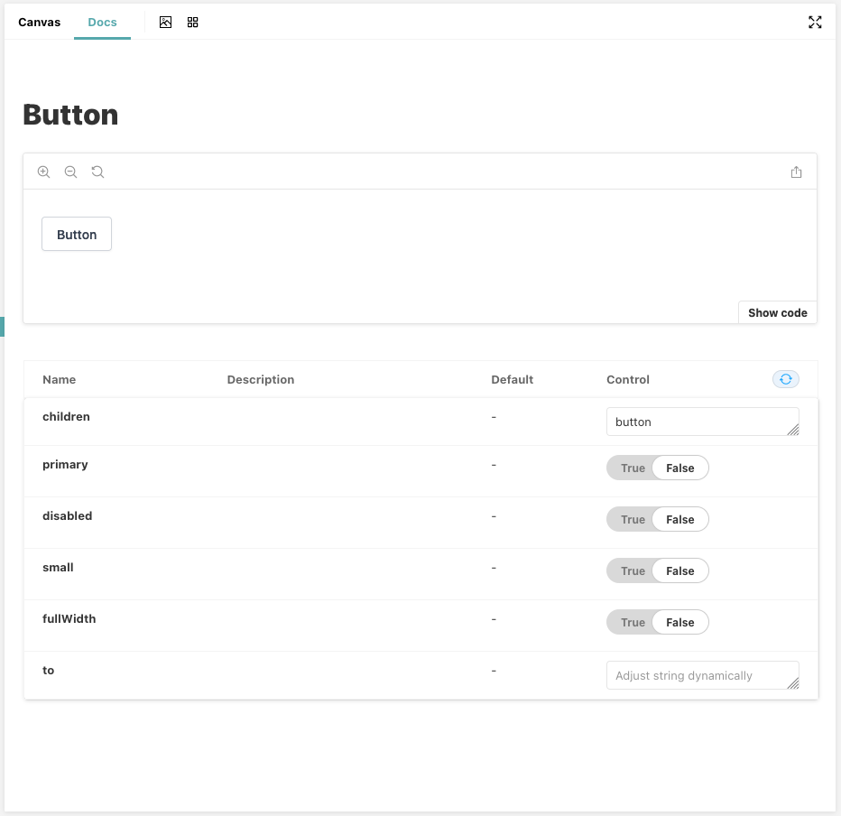 Storybook Docs won't render ArgsTable from proptypes · Issue #14053 · storybookjs/storybook · GitHub