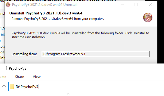 Uninstalling Windows standalone from custom install folder · Issue ...
